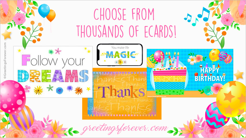 Greeting cards, Free eCards Birthday Love Friendship Christmas. E ...